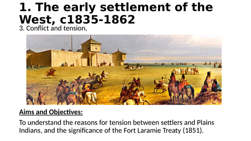 Conflict & tension in the American West, 1835-62 | Teaching Resources