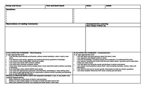KS1 Guided Reading Planning Template | Teaching Resources KS1 Guided Reading Planning Template | Teaching Resources