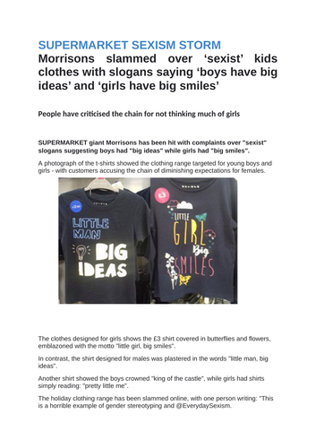 Year 9 Stereotype FULL SCHEME English | Teaching Resources