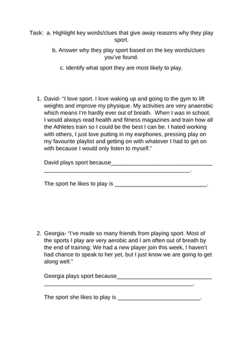 Wet Weather/ Classroom Lesson (Year 7-8) | Teaching Resources