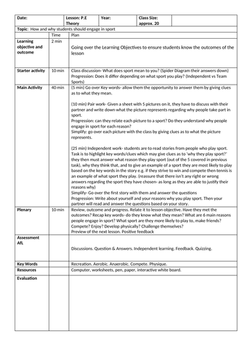 Wet Weather/ Classroom Lesson (Year 7-8) | Teaching Resources