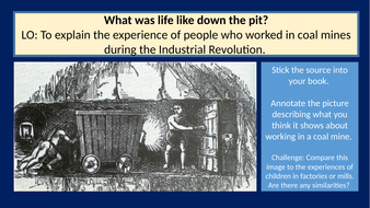 Industrial Revolution - Coal Mining | Teaching Resources