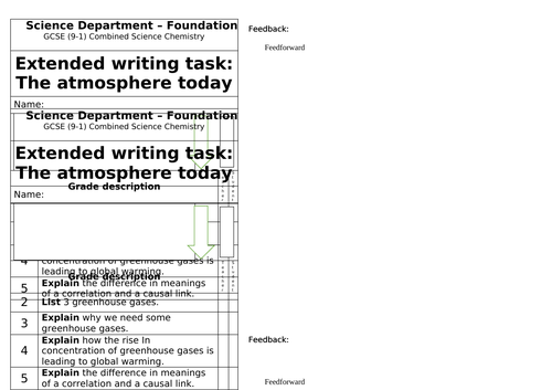 GCSE Combined Science Chemistry Homework / Worksheets | Teaching Resources