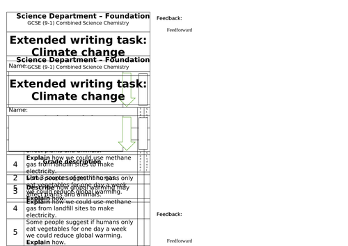 GCSE Combined Science Chemistry Homework / Worksheets | Teaching Resources