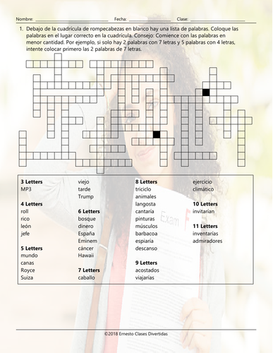 Conditional Sentences Type 2 Framework Puzzle Spanish Worksheet ...