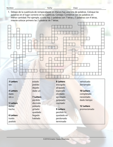 Conditional Sentences Type 3 Framework Puzzle Spanish Worksheet ...