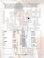 Reflexive and Reciprocal Pronouns Framework Puzzle Spanish Worksheet ...