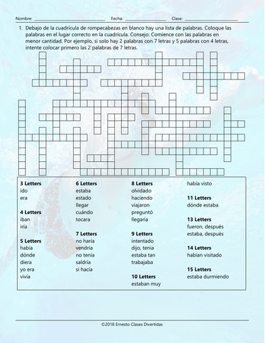 Reported Speech Framework Puzzle Spanish Worksheet | Teaching Resources