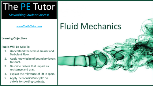 Fluid Mechanics Lesson | A Level PE | Full Powerpoint | New 2016 Spec ...