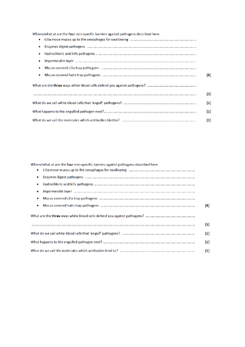 AQA GCSE Trilogy Biology lesson - Vaccination | Teaching Resources