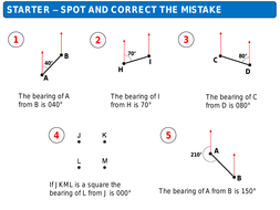 Bearings and Trigonometry word problems | Teaching Resources