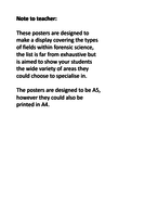 Forensic Science Careers Poster | Teaching Resources