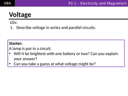 Static and Current Electricity KS3 Physics - Whole Topic Lessons ...