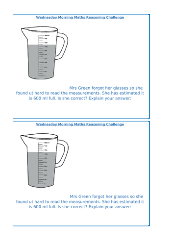 Morning maths challenges to show mastery deeper thinking disprove ...