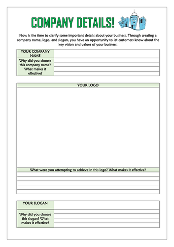 The Big Enterprise Project! | Teaching Resources