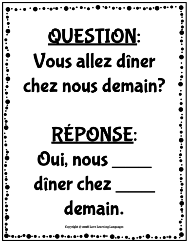 French Stress Pronouns - Disjunctive Pronouns | Teaching Resources