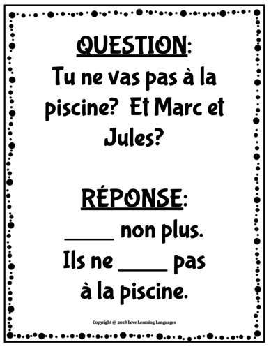 French Stress Pronouns - Disjunctive Pronouns | Teaching Resources