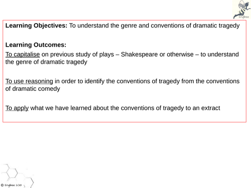 Dramatic Tragedy Genre: An Introduction | Teaching Resources
