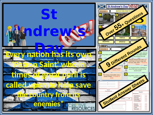 St Andrew's Day Quiz | Teaching Resources