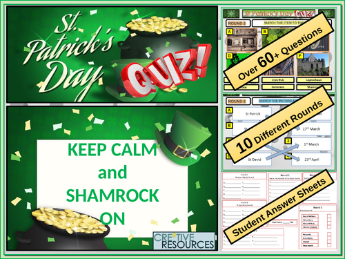 St Paddy's Day Quiz: St Patrick's Day | Teaching Resources
