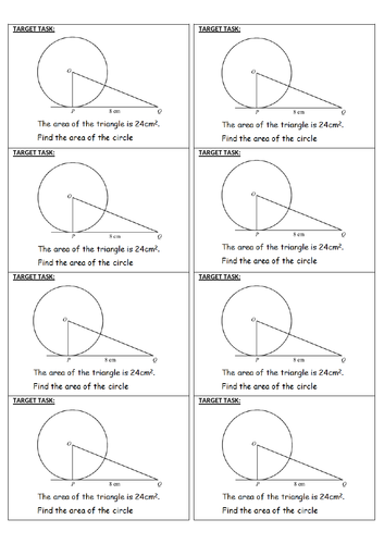 Target Task Maths Stickers 4 KS3/KS4 | Teaching Resources