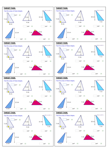 Target Task Maths Stickers 4 KS3/KS4 | Teaching Resources