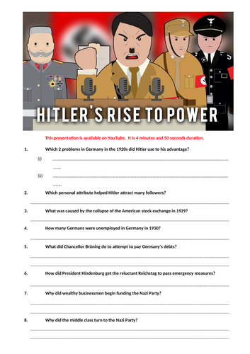 Power and Authority in the Modern World | Teaching Resources