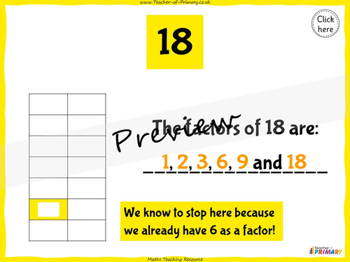 Identifying Factors - Year 5 | Teaching Resources Identifying Factors - Year 5 | Teaching Resources