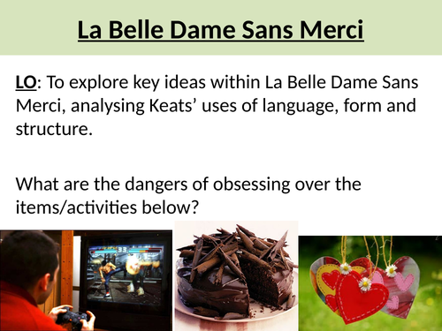 La Belle Dame Sans Merci | Teaching Resources