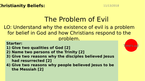 AQA GCSE RE RS - Christianity Beliefs - Lessons 7-9 | Teaching Resources