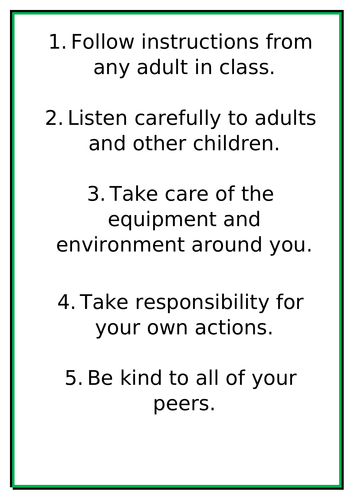 Year 5 Class rules | Teaching Resources Year 5 Class rules | Teaching Resources
