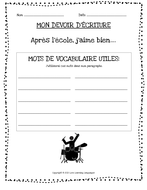 Le paragraphe de la semaine #16 - French primary writing program ...