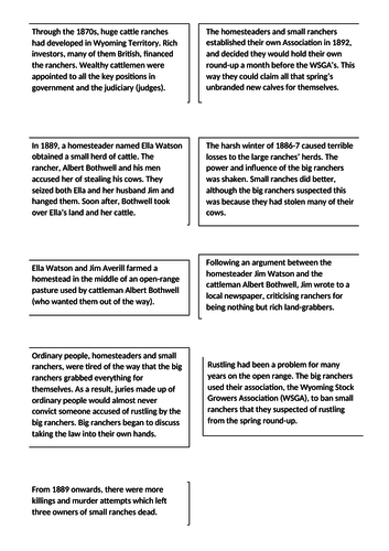 Conflict and tension in the American West, 1876-95 | Teaching Resources