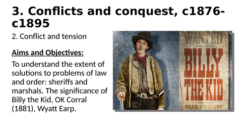 Conflict and tension in the American West, 1876-95 | Teaching Resources
