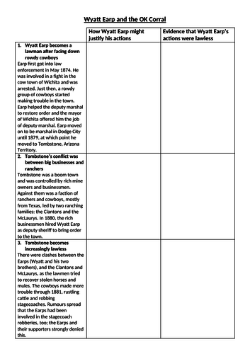 Conflict and tension in the American West, 1876-95 | Teaching Resources