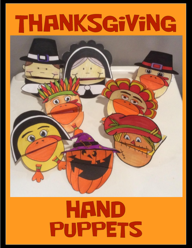 Thanksgiving Crafts - Hand Puppets | Teaching Resources