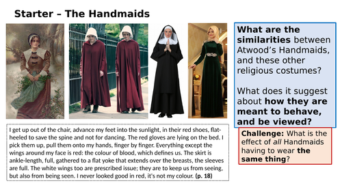 The Handmaid's Tale English Literature SoW | Teaching Resources