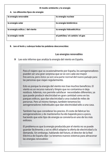 Spanish Environment / El medio ambiente: 20 GCSE Resources | Teaching ...