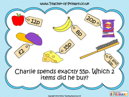 Year 2 Money - Addition and Subtraction | Teaching Resources
