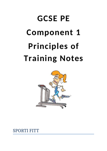 Edexcel GCSE PE Componet 1 Topic Booklets | Teaching Resources