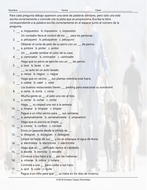 Running Errands and Having Things Done Spelling Challenge Spanish ...