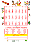 CHRISTMAS WORDSEARCH | Teaching Resources