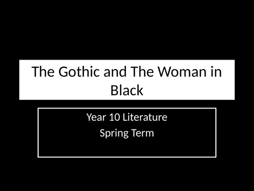 The Woman in Black Novel Unit | Teaching Resources