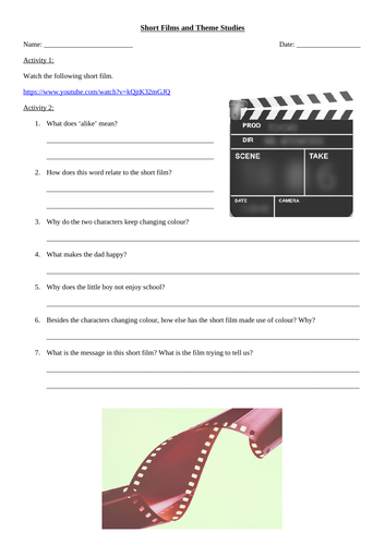 English: Short Film - Alike | Teaching Resources