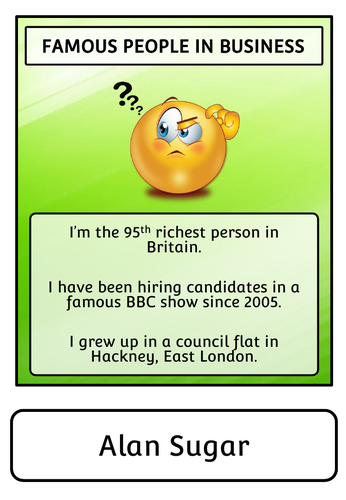 Display: Famous People in Business | Teaching Resources
