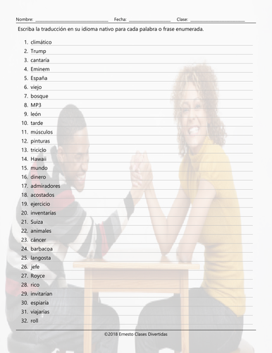 Conditional Sentences Type 2 Translating Spanish Worksheet | Teaching ...