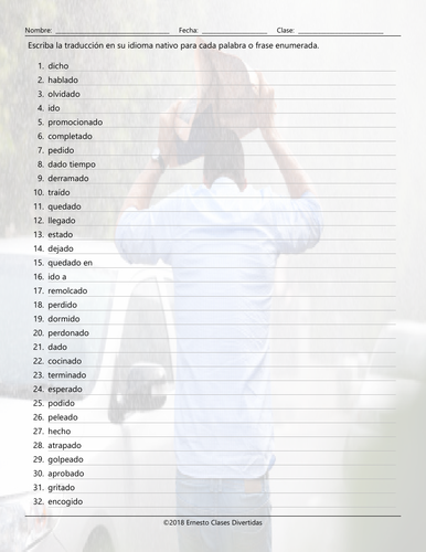 Conditional Sentences Type 3 Translating Spanish Worksheet | Teaching ...