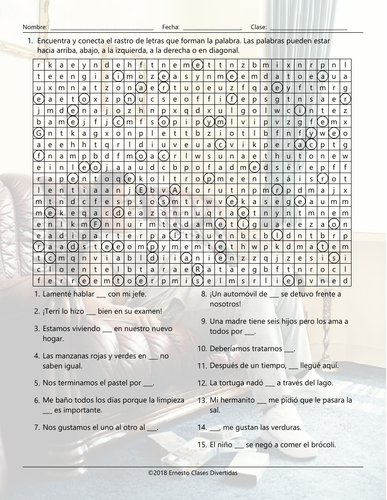 Adverbs Wacky Trails Spanish Worksheet | Teaching Resources