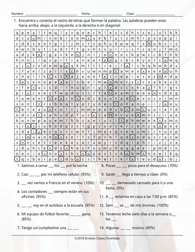 Frequency Adverbs Wacky Trails Spanish Worksheet | Teaching Resources