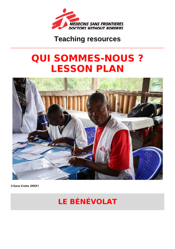 MSF - who we are | French | A Level | MSF | Teaching Resources